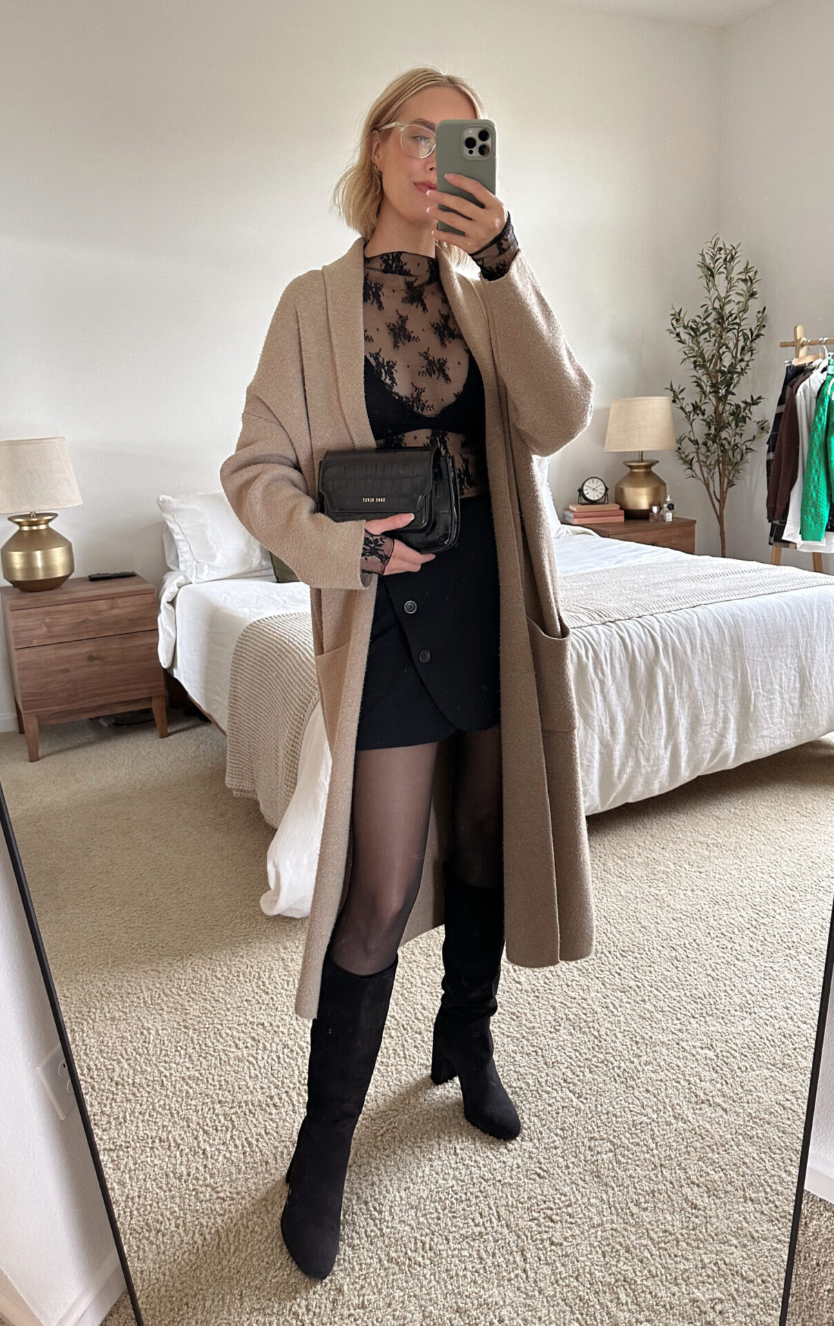 7 Ways to Style a Black Mini Skirt - Sheridan Gregory